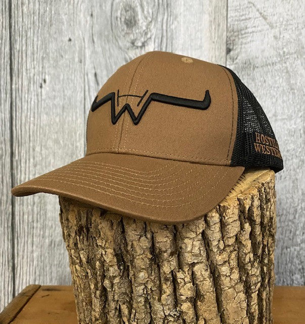 Cap Coyote brown / Black – Hostile Western