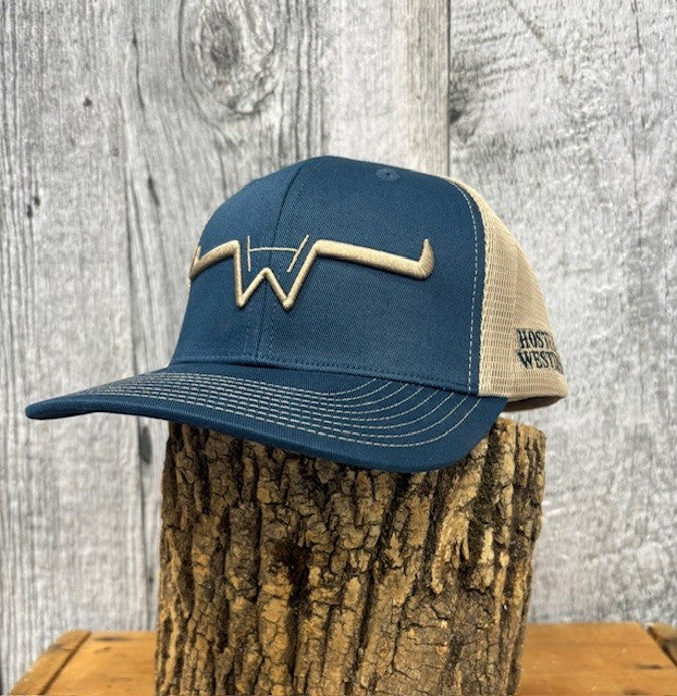 Steel blue cap – Hostile Western